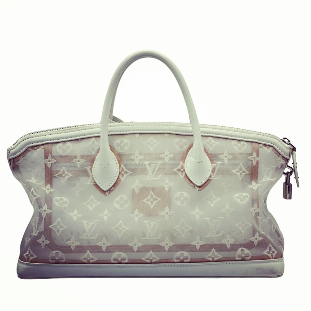 Louis Vuitton Transparent Clear Monogram Embroidered … - Gem